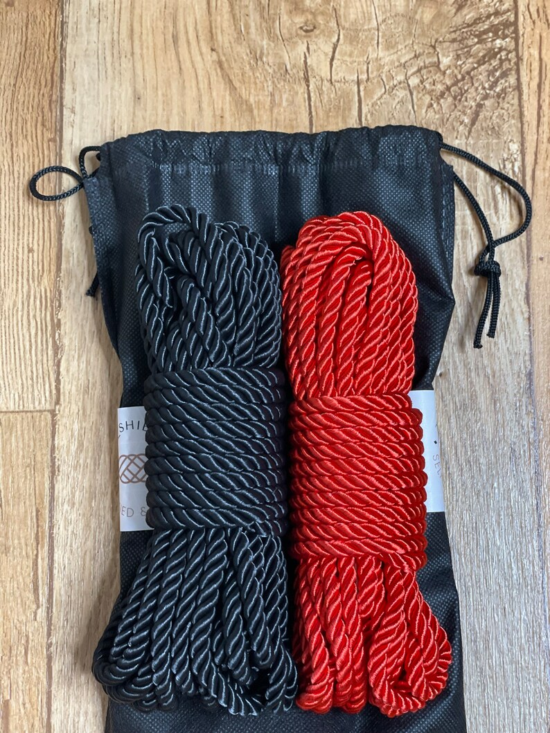 Shibari Starter Kit Silk Ropes - Etsy