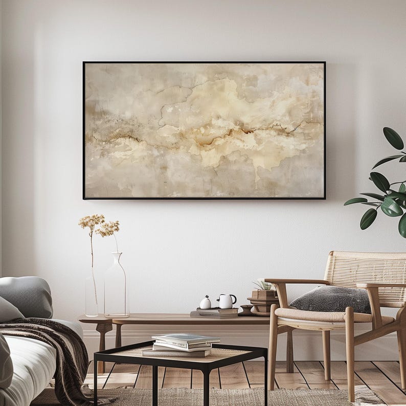 Samsung Frame TV Art | Abstract Art | Wabi Sabi Style | Japandi ...
