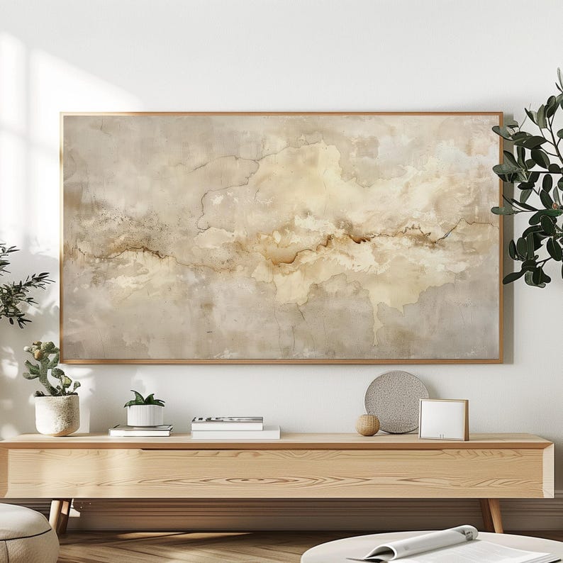 Samsung Frame TV Art | Abstract Art | Wabi Sabi Style | Japandi ...
