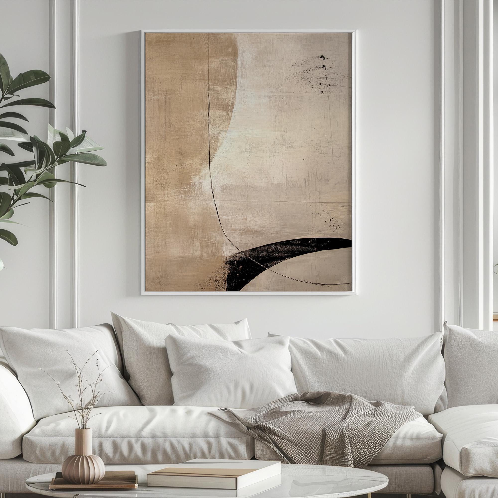 Wabi Sabi Wall Art / Japandi Design / Neutral Scandinavian Decor ...