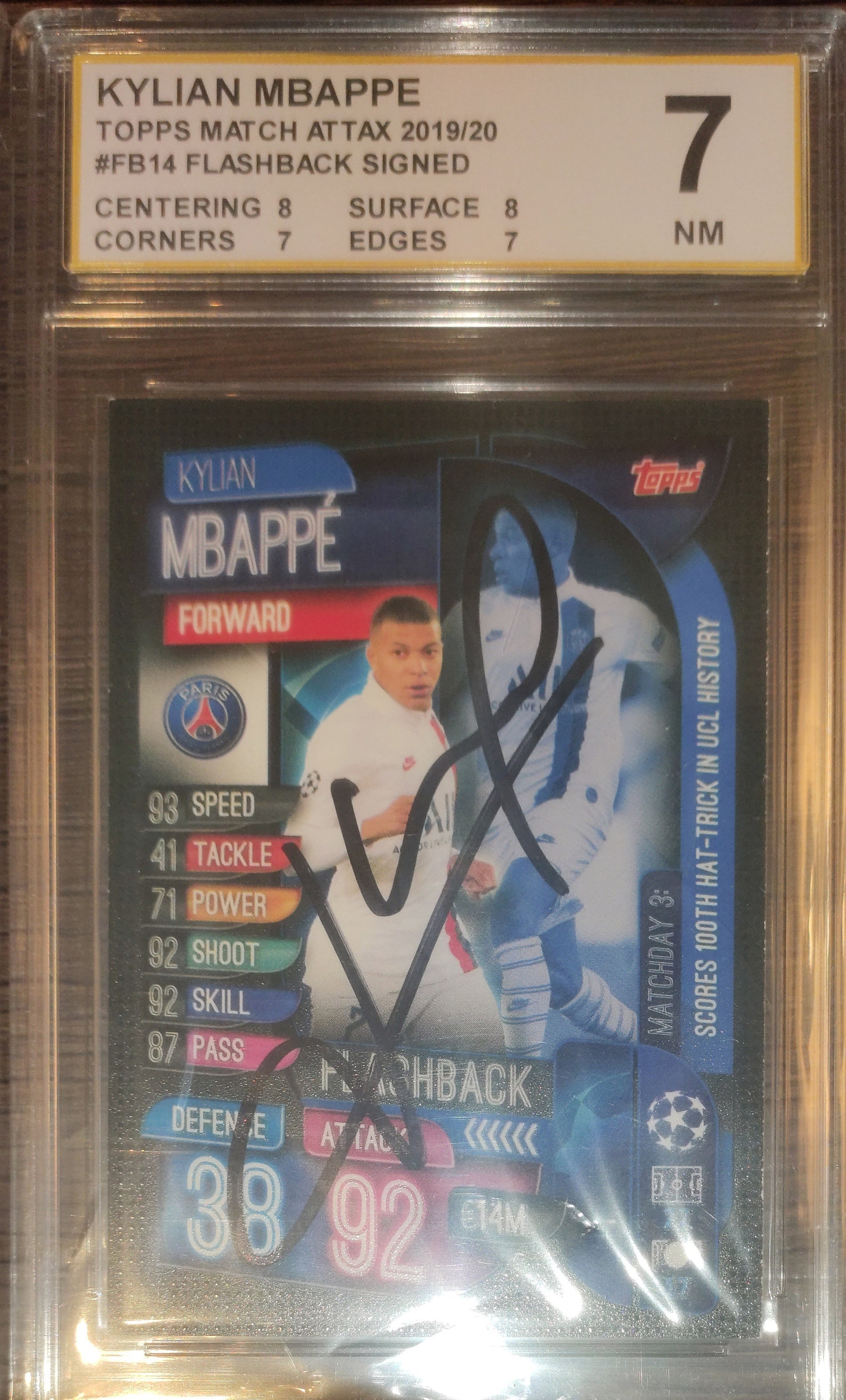 Kylian Mbappe Autograph Hand Signed Card RPC Mint. - Etsy