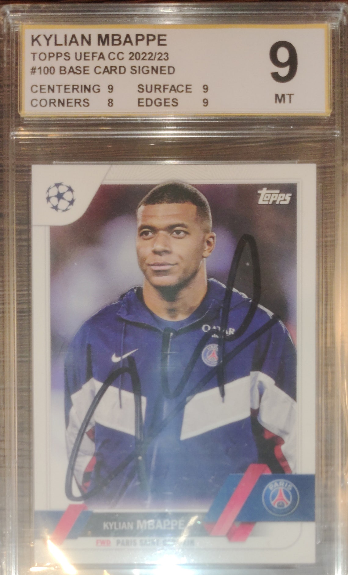 Kylian Mbappe Autograph Hand Signed Card RPC Mint. - Etsy