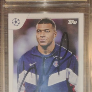 Kylian Mbappe Autograph Hand Signed Card RPC Mint. - Etsy