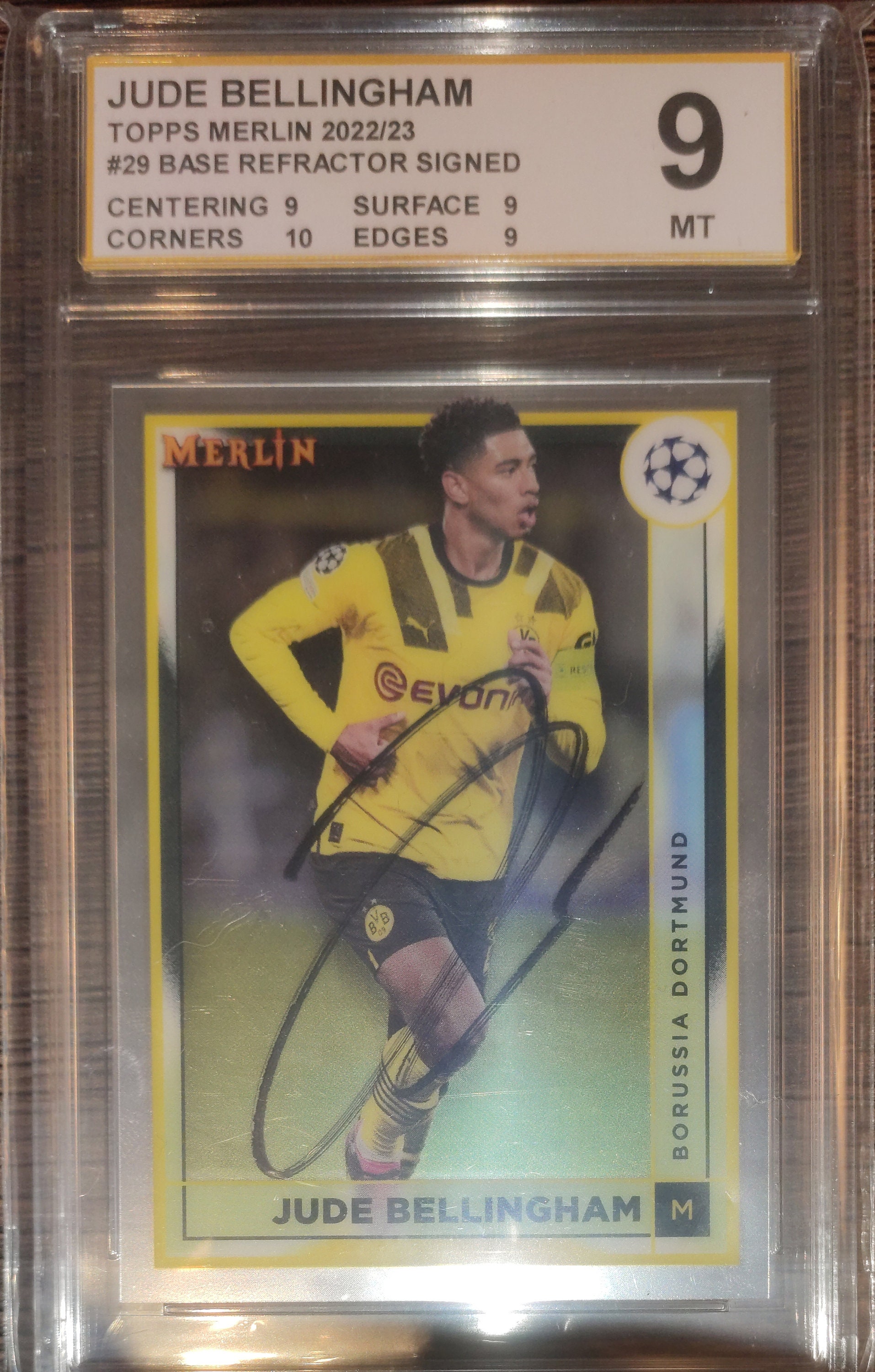 Jude Bellingham Autograph Hand Signed Card Mint. - Etsy