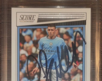 Phil Foden Hand-signed Shirt Back Poster Frame W/ COA - Etsy