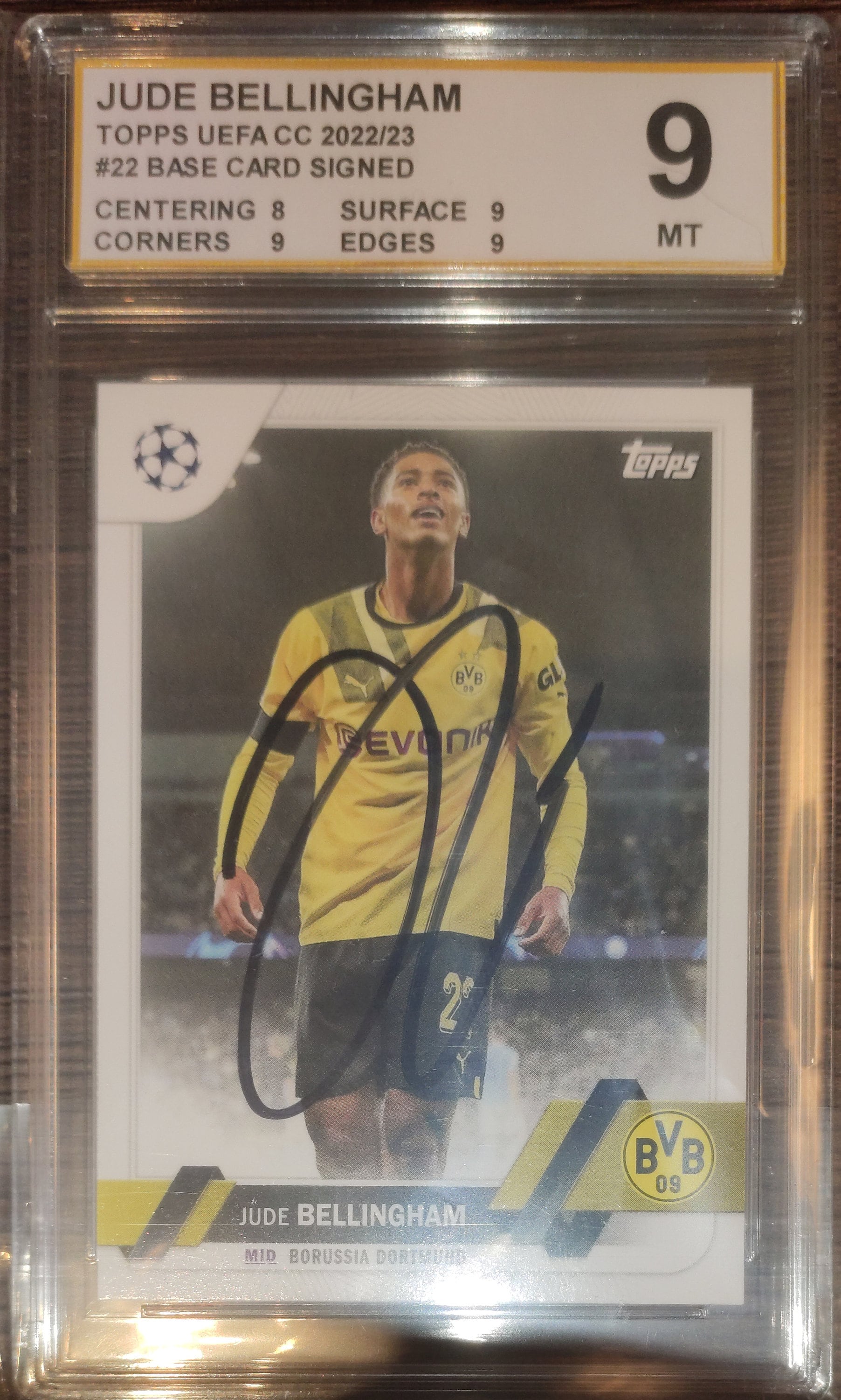 Jude Bellingham Autograph Hand Signed Card Mint. - Etsy