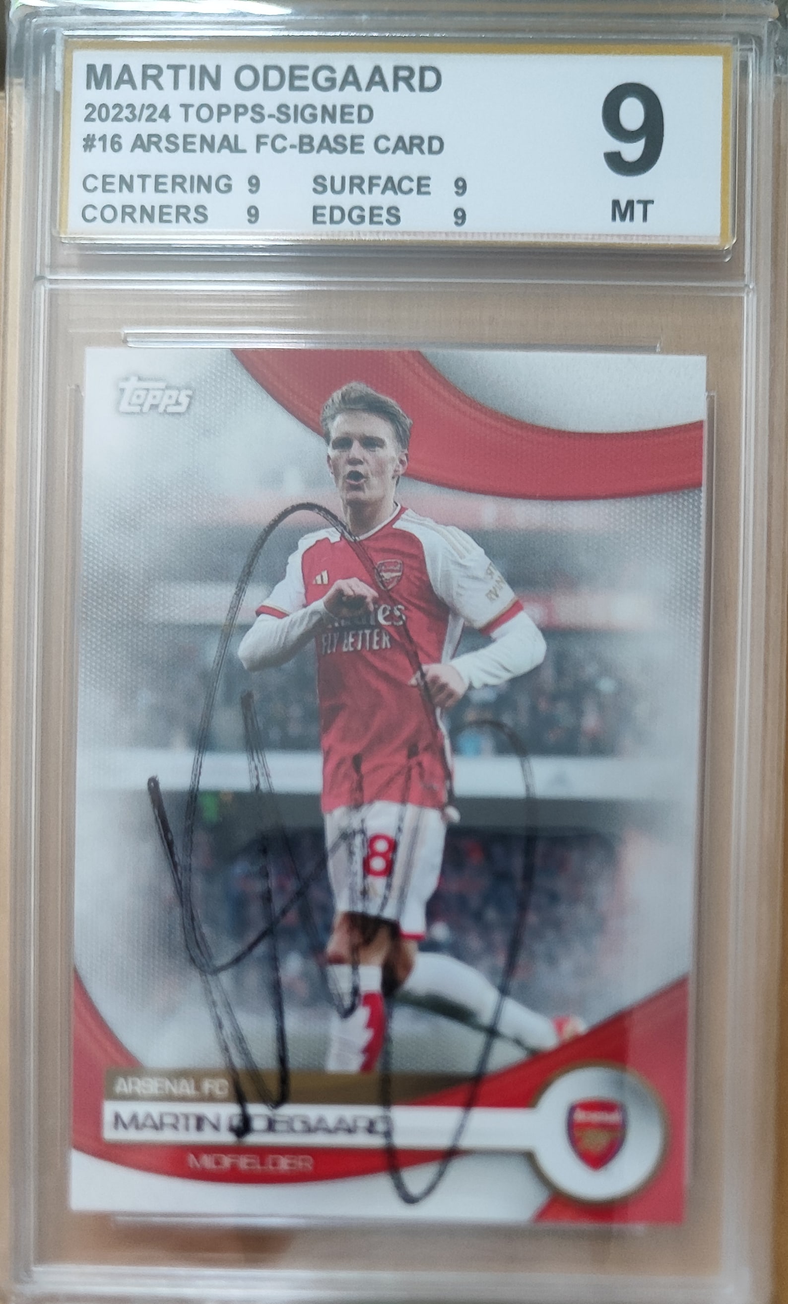 Martin Ødegaard Autograph Hand Signed Football Card - Etsy