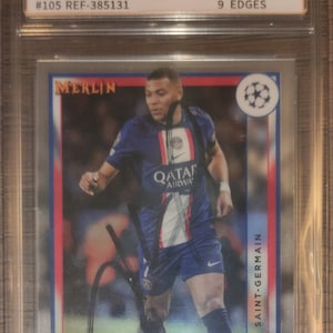 Kylian Mbappe Autograph Hand Signed Card RPC Mint. - Etsy