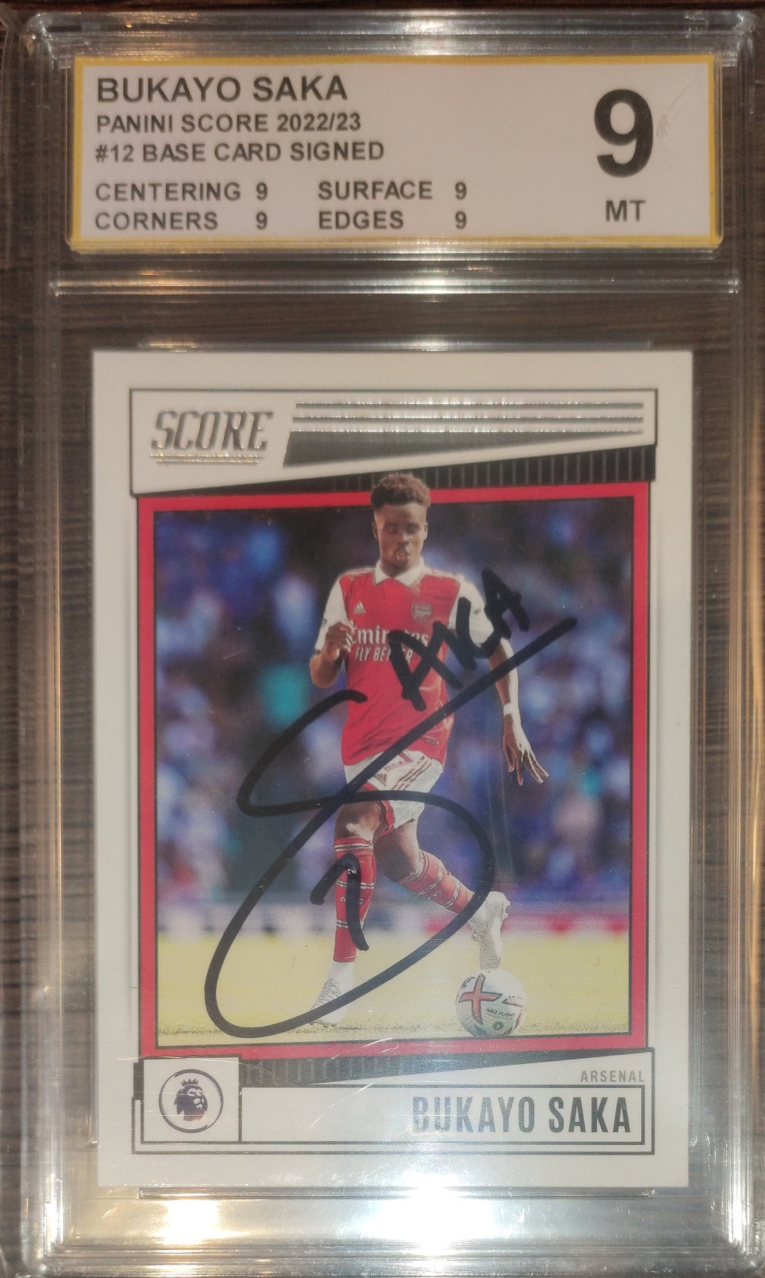 Bukayo Saka Autograph Hand Signed Card Mint. - Etsy