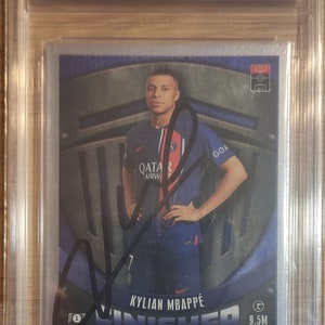 Kylian Mbappe Autograph Hand Signed Card RPC Mint. - Etsy