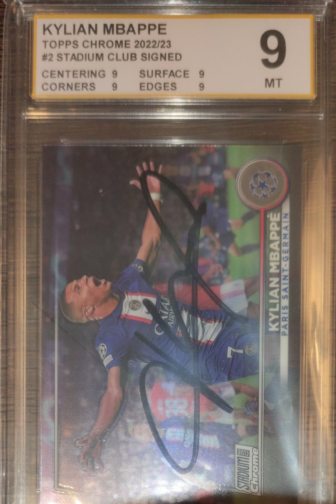 Kylian Mbappe Autograph Hand Signed Card RPC Mint. - Etsy