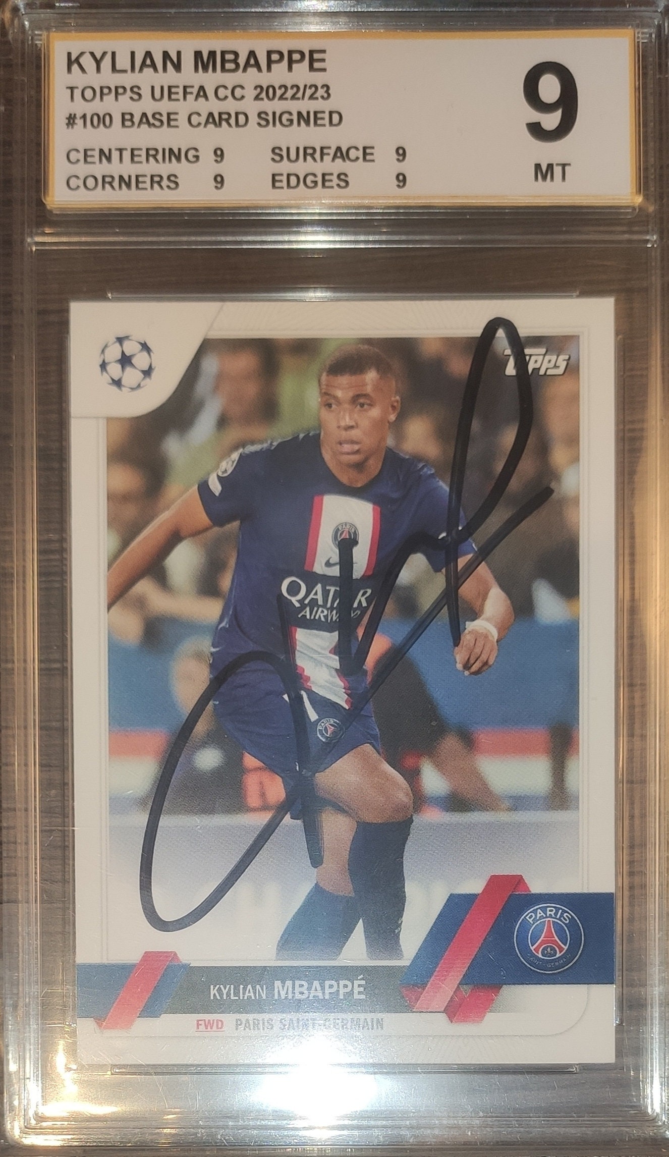 Kylian Mbappe Autograph Hand Signed Card RPC Mint. - Etsy
