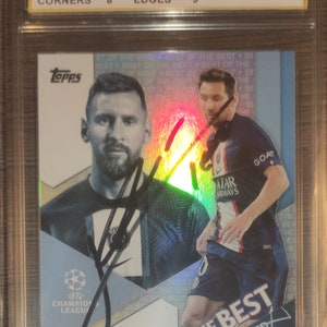 Lionel Messi Autograph Hand Signed Card RPC Mint. - Etsy