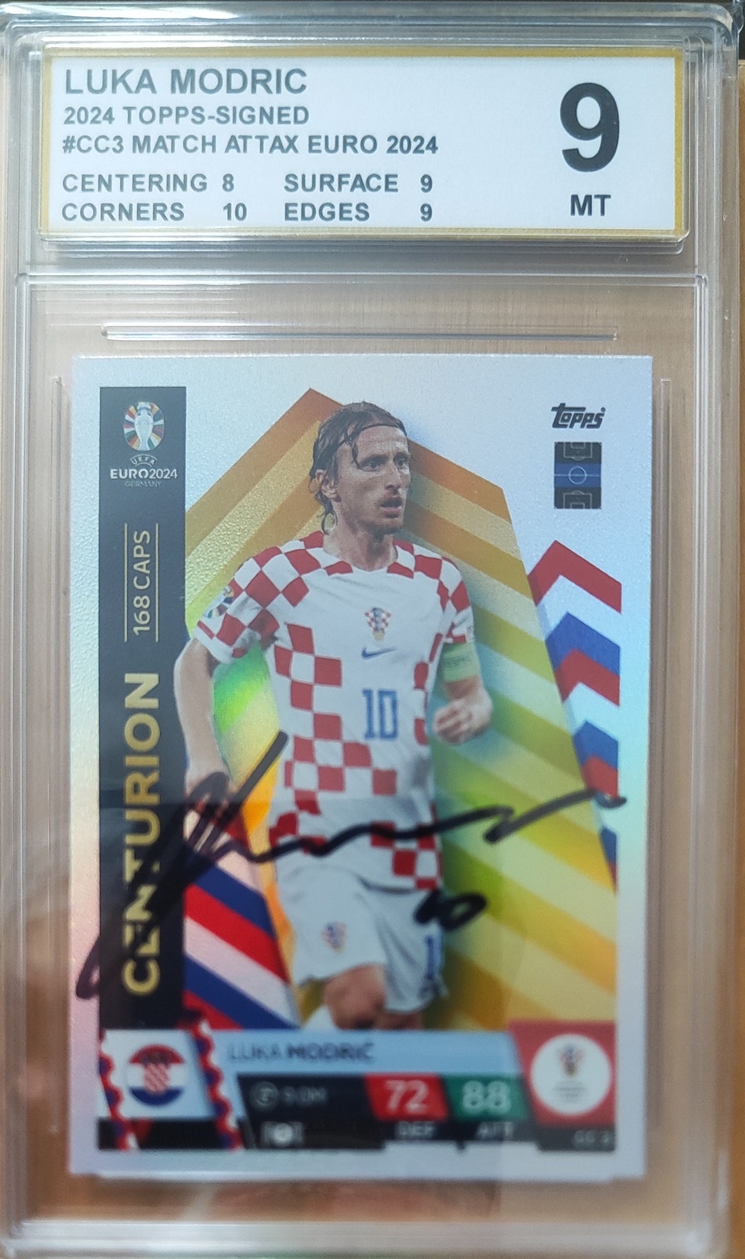 Luka Modric Autograph Hand Signed Football Card - Etsy
