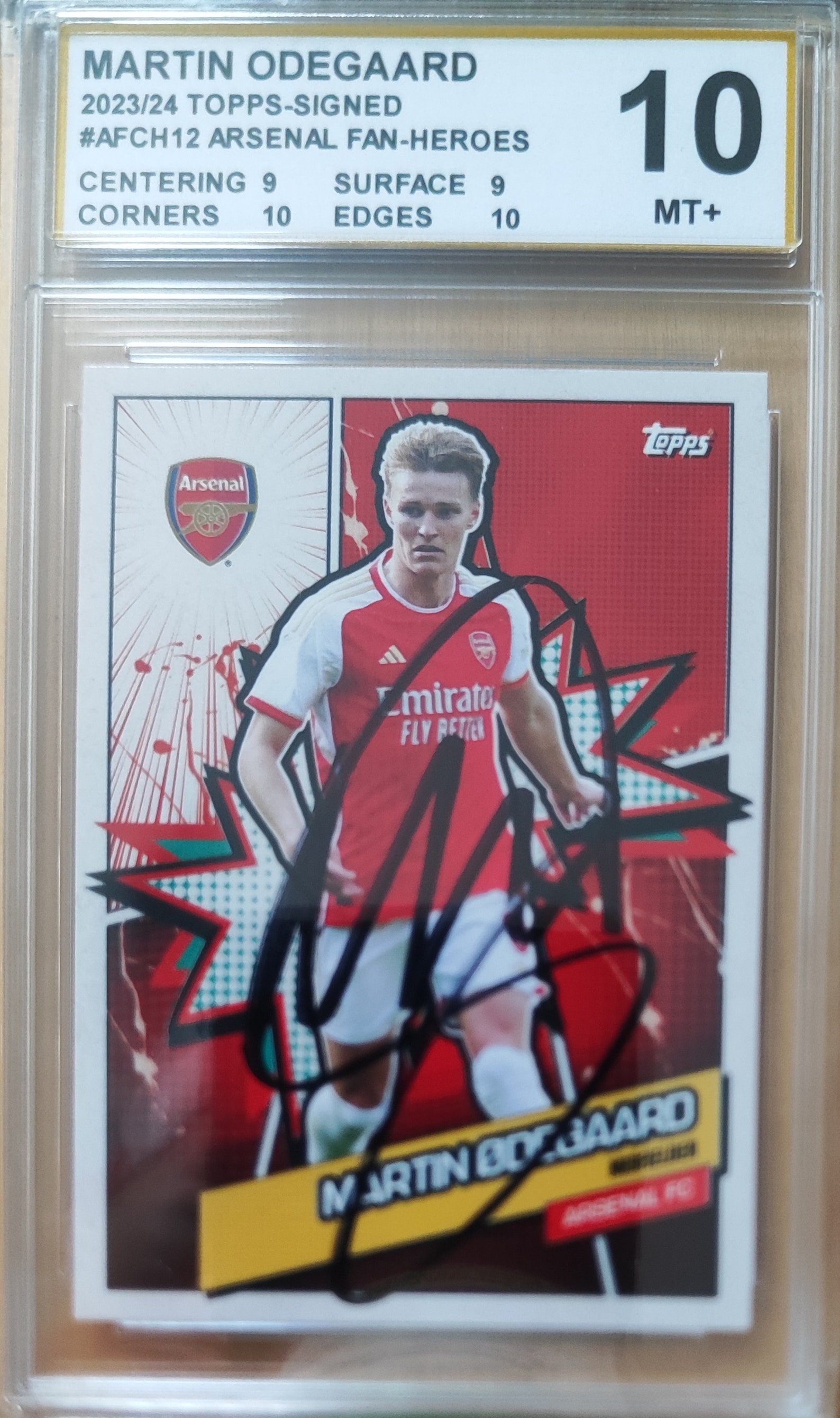 Martin Ødegaard Autograph Hand Signed Football Card - Etsy