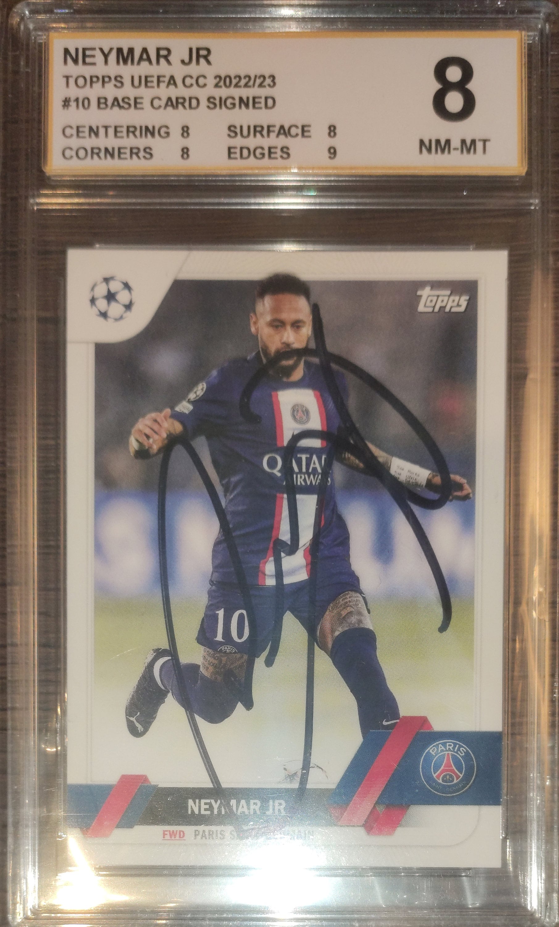 Neymar Jr Autograph Hand Signed Card RPC Mint. - Etsy