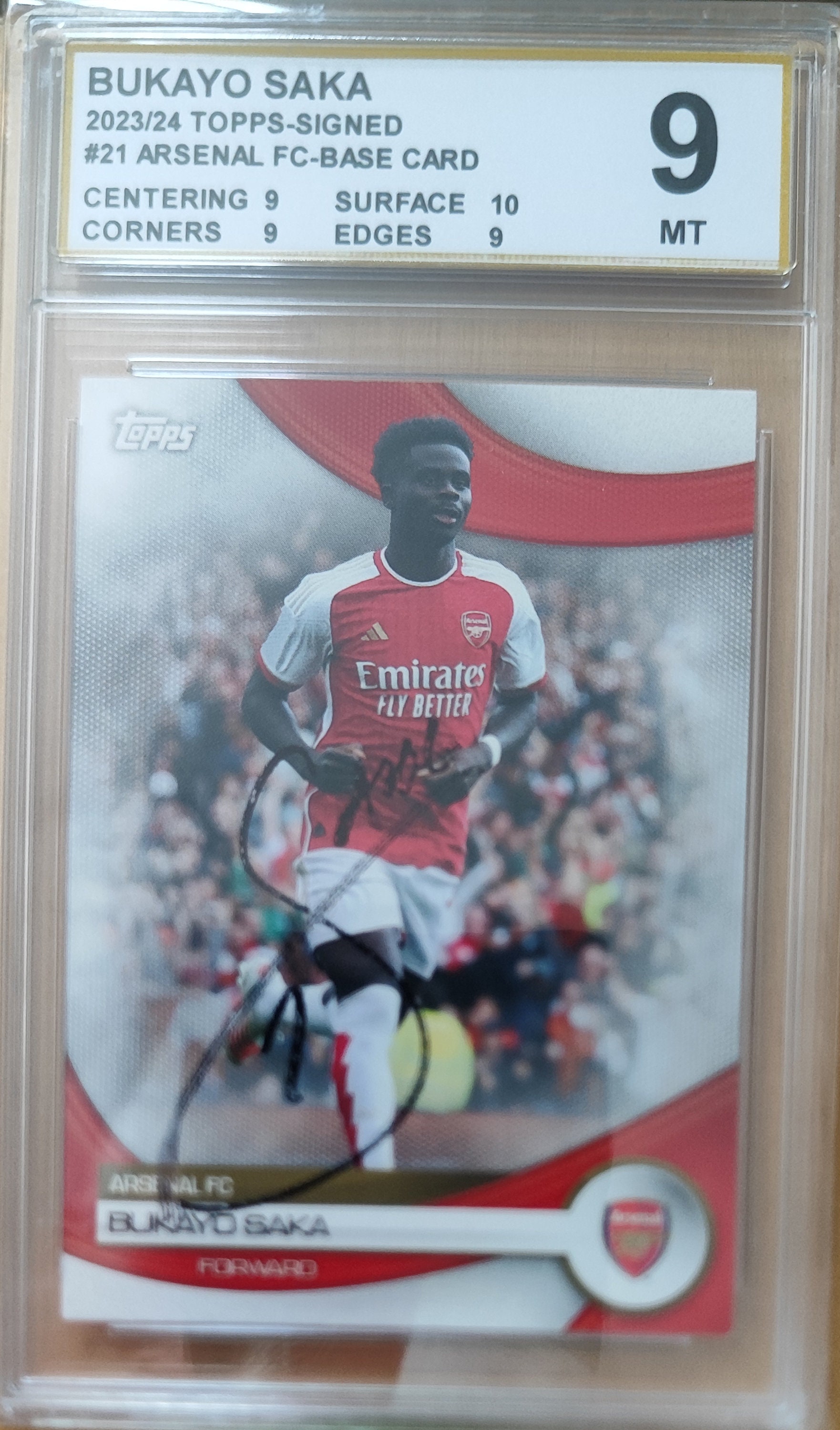 Bukayo Saka Autograph Hand Signed Card Mint. - Etsy