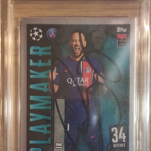 Neymar Jr Autograph Hand Signed Card RPC Mint. - Etsy