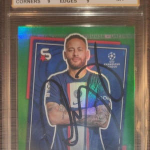 Neymar Jr Autograph Hand Signed Card RPC Mint. - Etsy