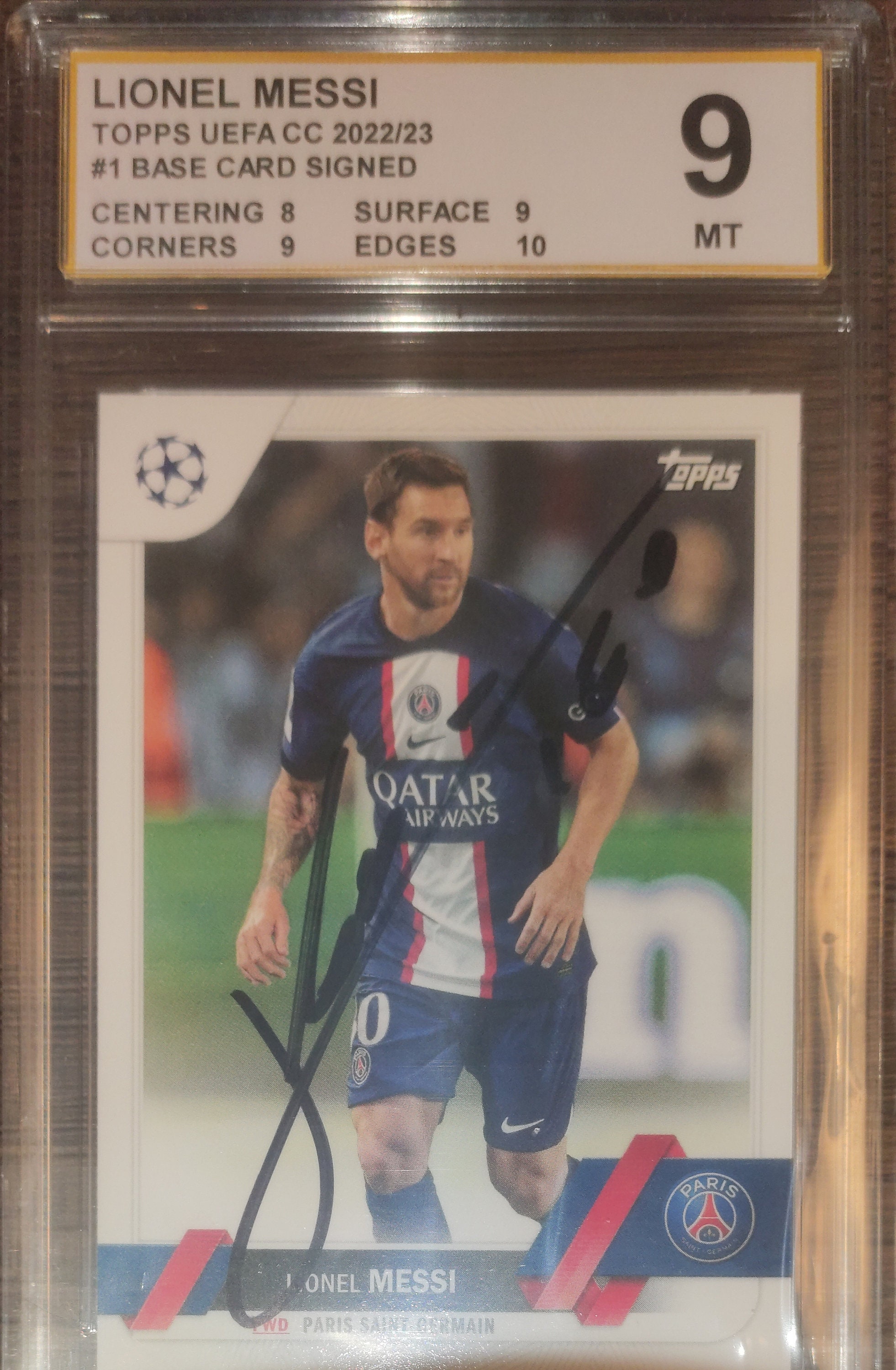 Lionel Messi Autograph Hand Signed Card RPC Mint. - Etsy