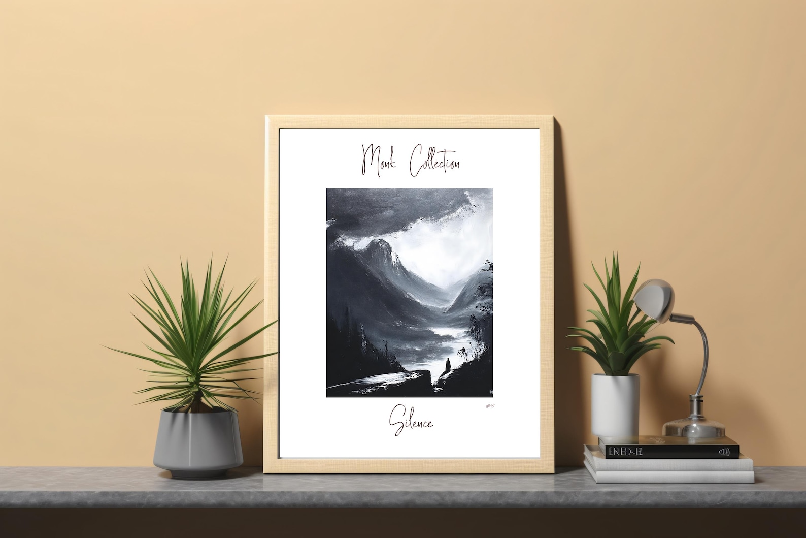 Monk Collection - Silence #15 - Nomad Print - Minimalist Meditation Art ...