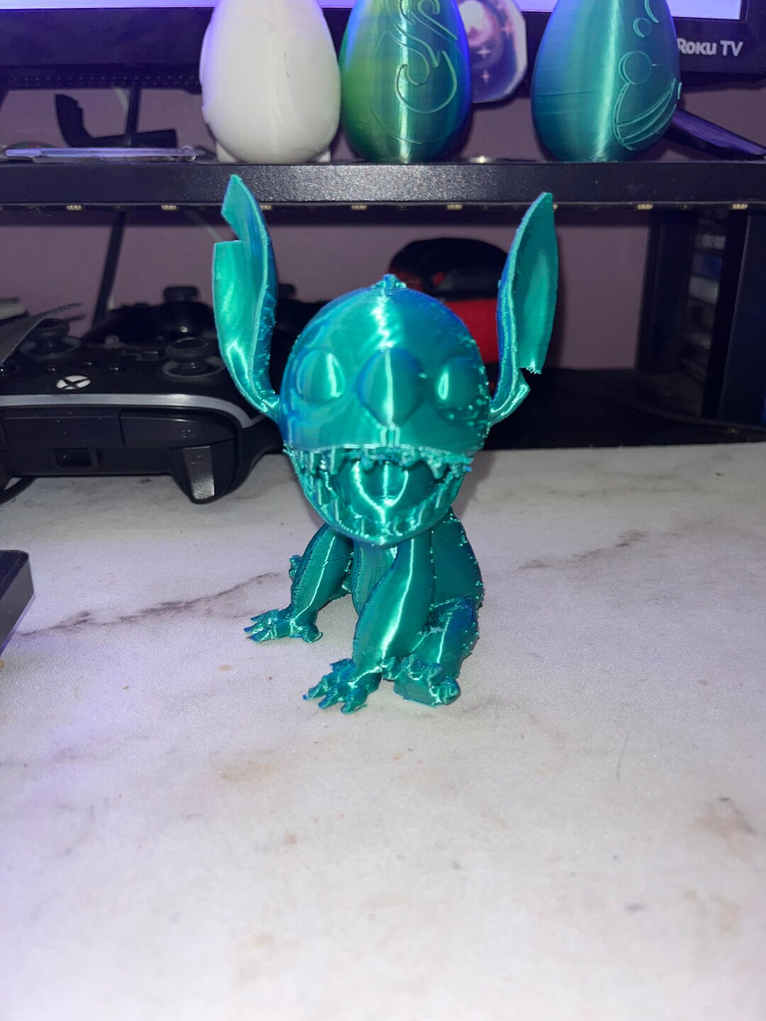 3D Printed Stitch Figurine - Etsy