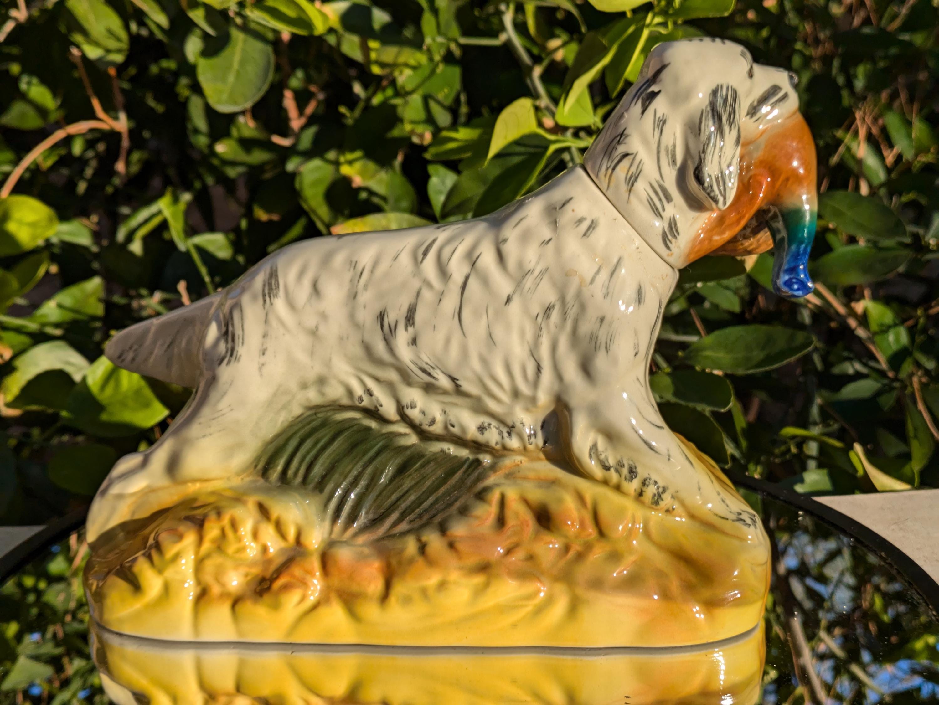 Vintage Ceramic English Setter Sculpture 1970-ezra Brooks Decanter ...