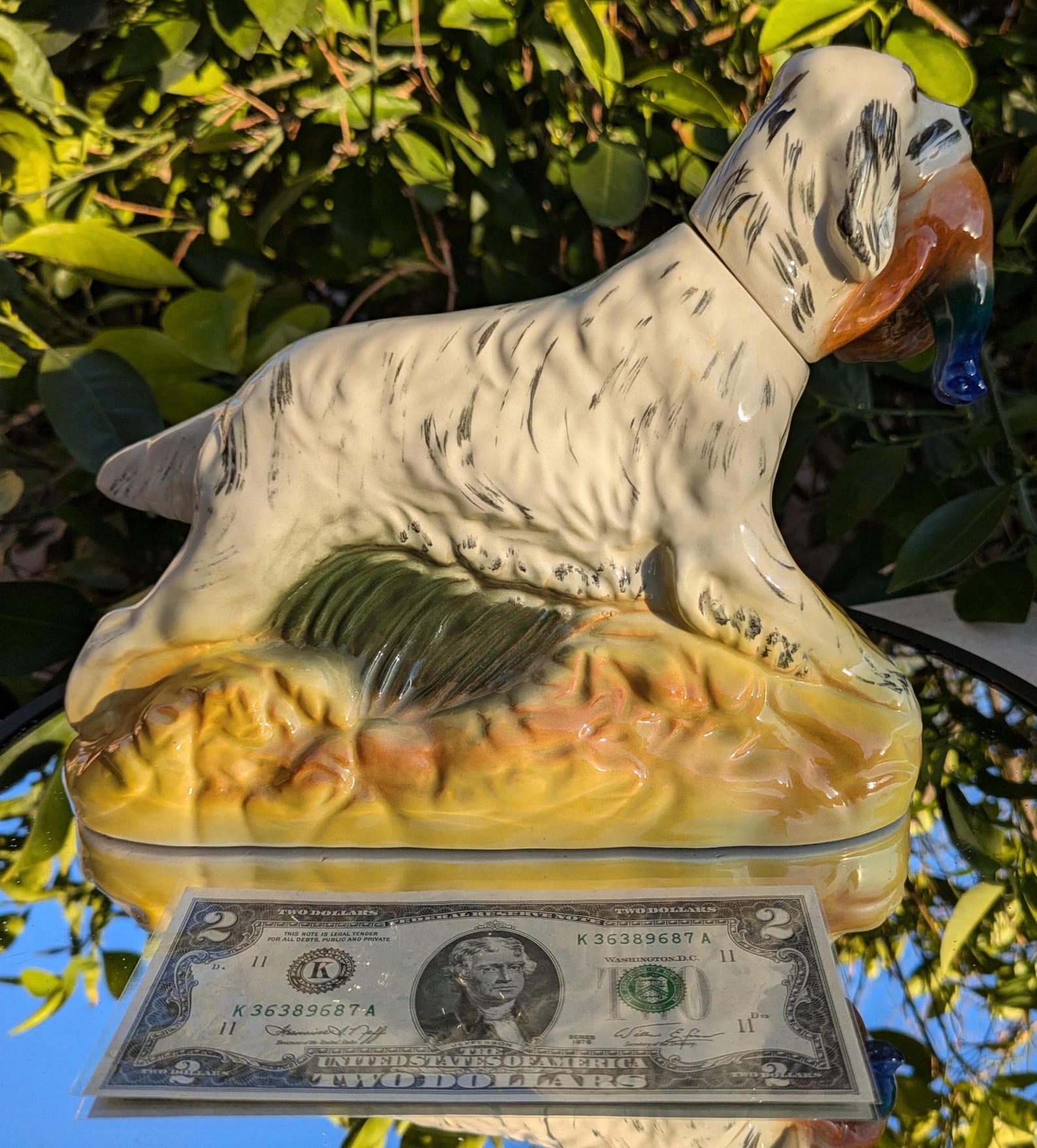 Vintage Ceramic English Setter Sculpture 1970-ezra Brooks Decanter ...