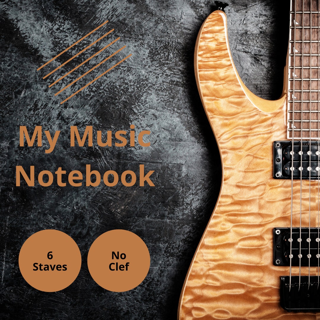 My Music Notebook, Music Composition Book, Blank Sheet Music, Music ...