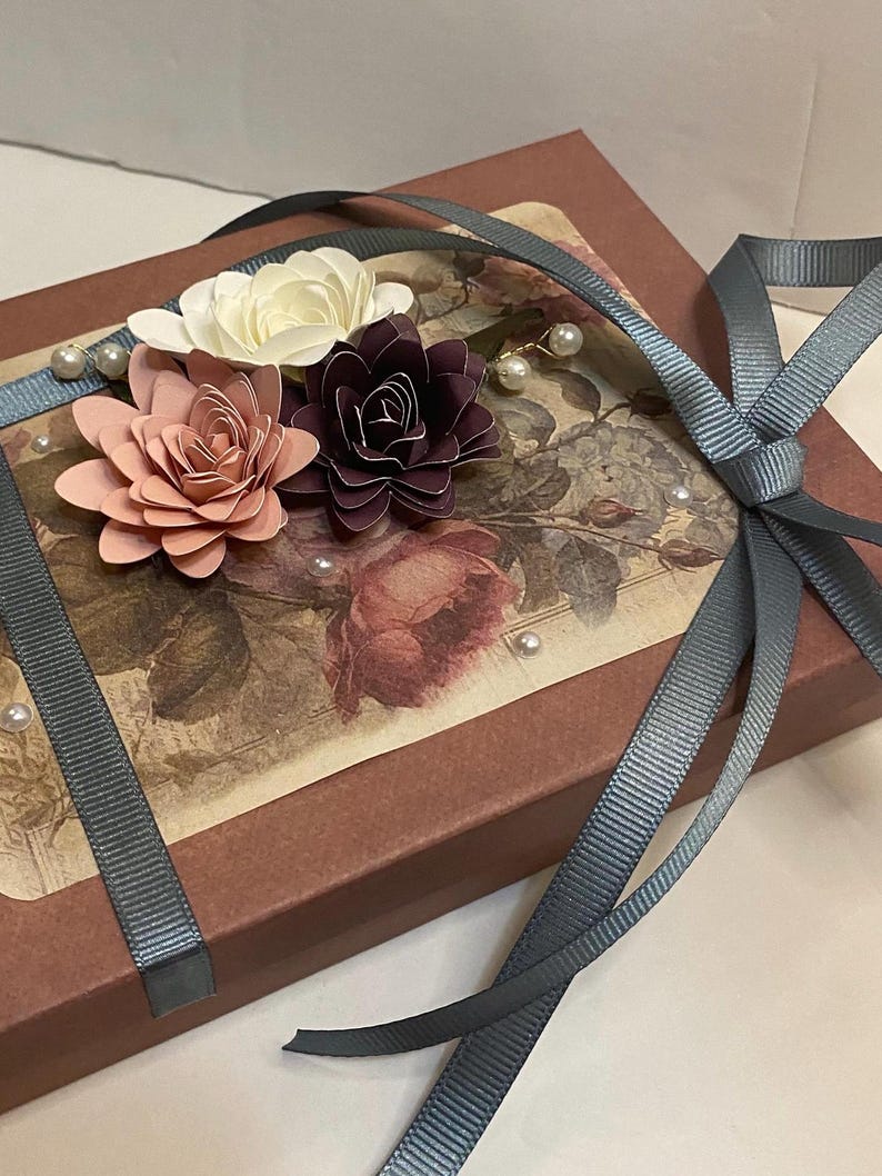 Bridal Shower Gift Box or Birthday Gift Box, Wedding Gift, Card Holder ...