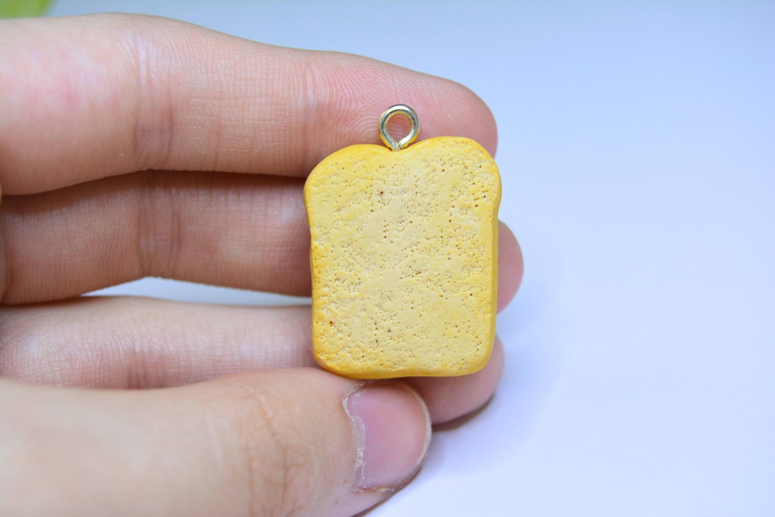 Kawaii Polymer Clay Breakfast Toast Charm - Sausage Beans and Eggs ...