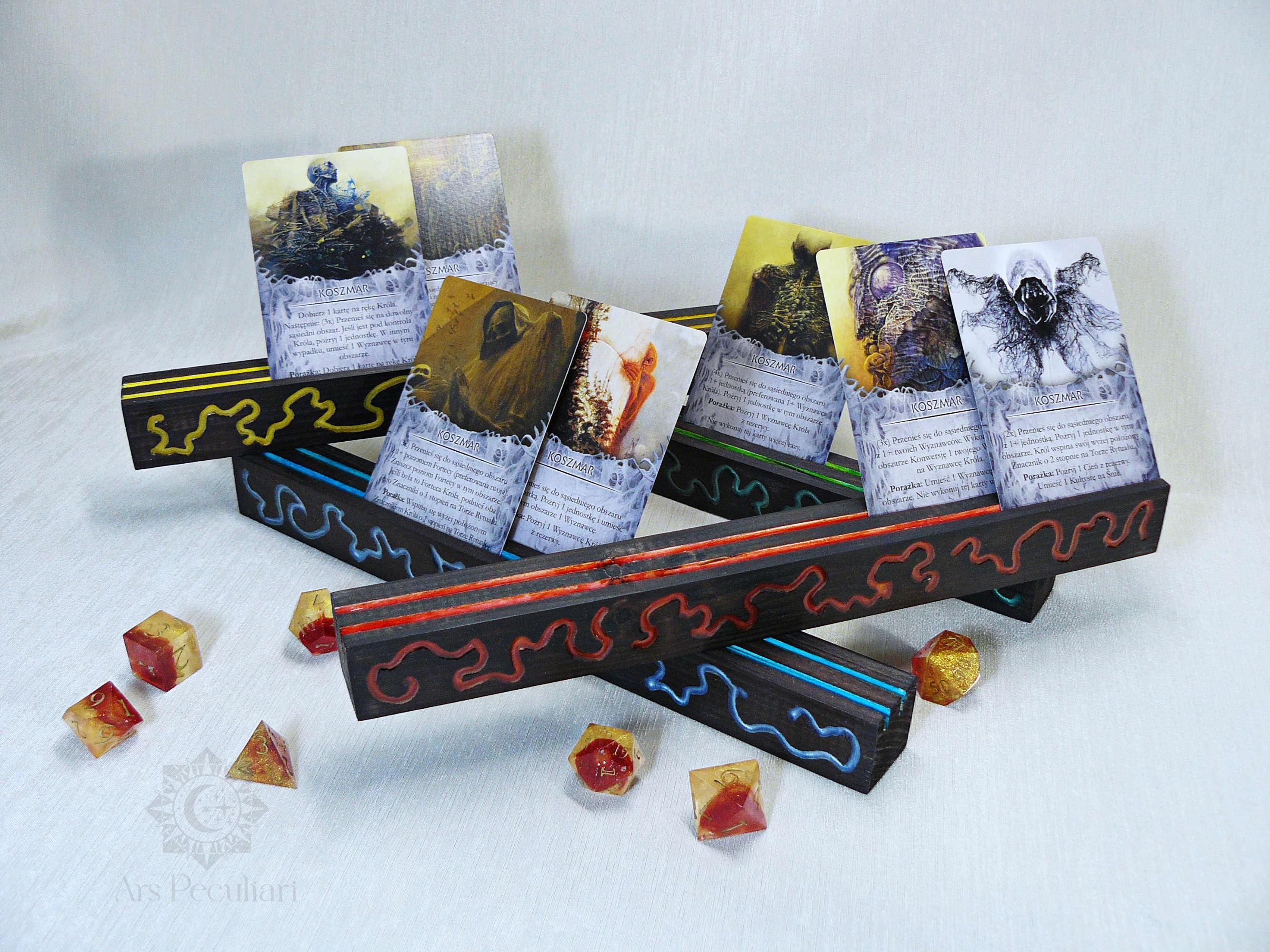 Wood and Epoxy Playing Card Organizers Handmade Gaming Accessories ...