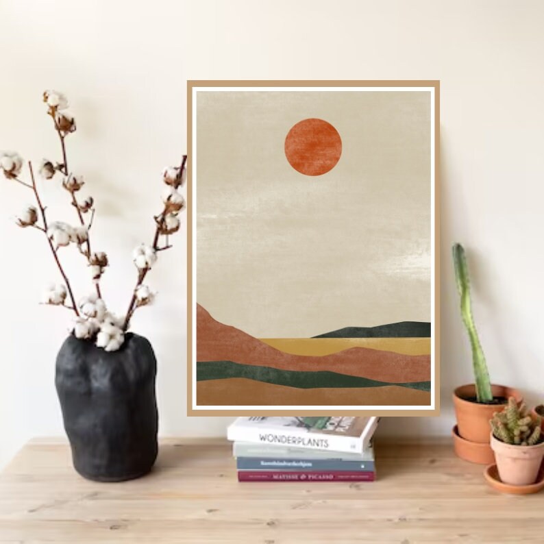 Boho Landscapes / Digital Wall Art / Printable Poster for Living Room ...