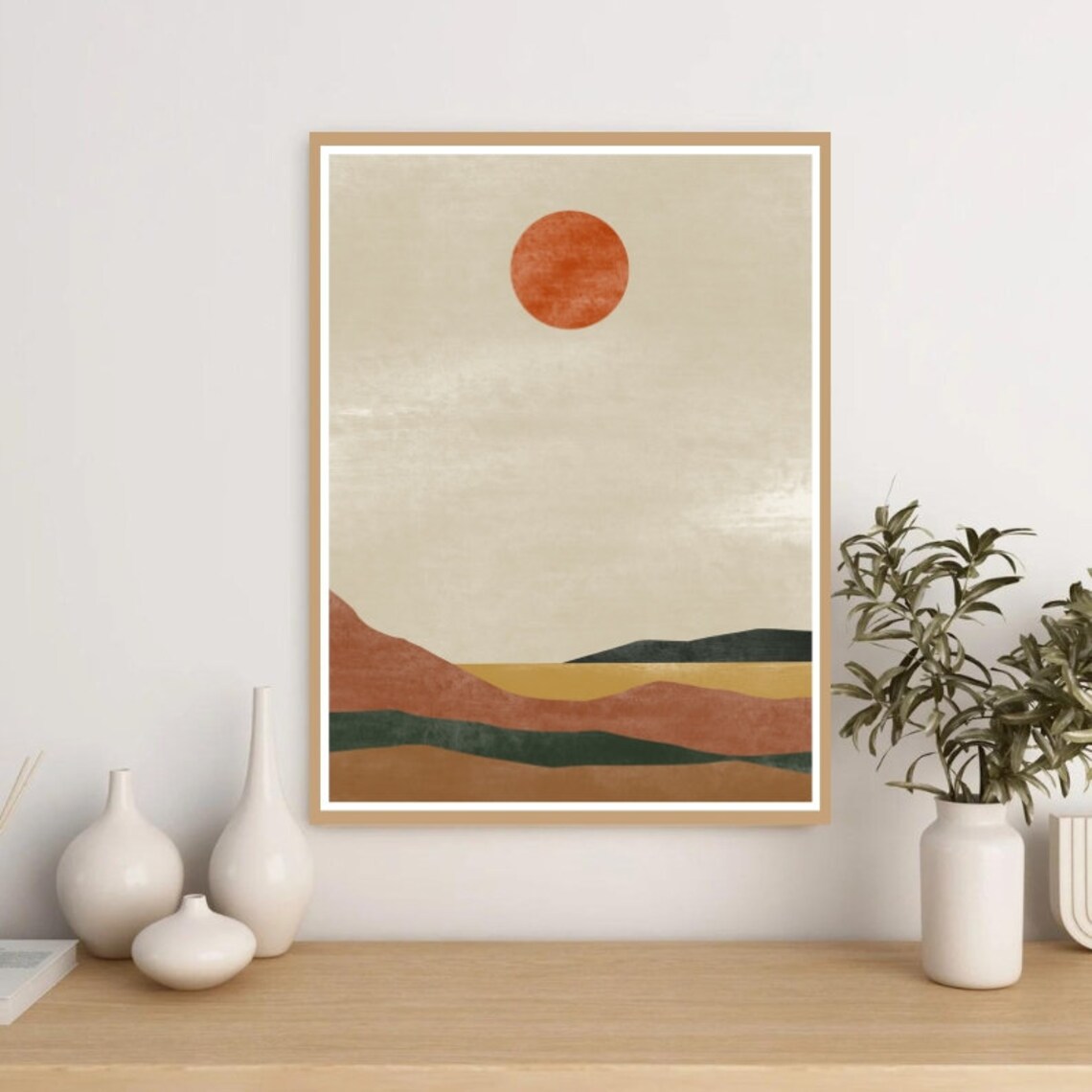 Boho Landscapes / Digital Wall Art / Printable Poster for Living Room ...