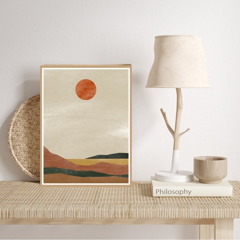 Boho Landscapes / Digital Wall Art / Printable Poster for Living Room ...