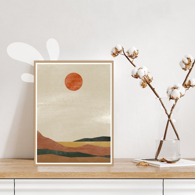 Boho Landscapes / Digital Wall Art / Printable Poster for Living Room ...