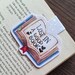 Handmade Magnetic Bookmark, Open Book Quote, Sparkly Holo Design ...