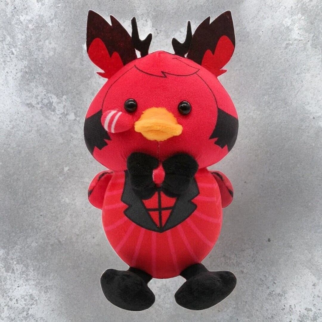 Hazbin Alastor Duck Plush Alastor Plushie, Helluva Alastor Plush Toy ...