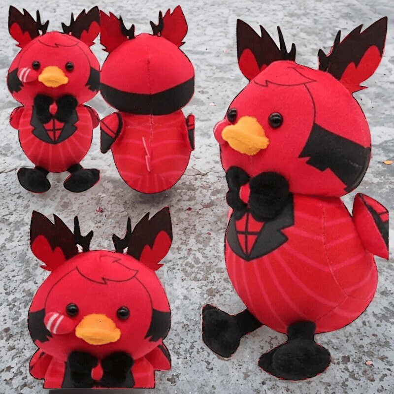 Hazbin Alastor Duck Plush Alastor Plushie, Helluva Alastor Plush Toy ...