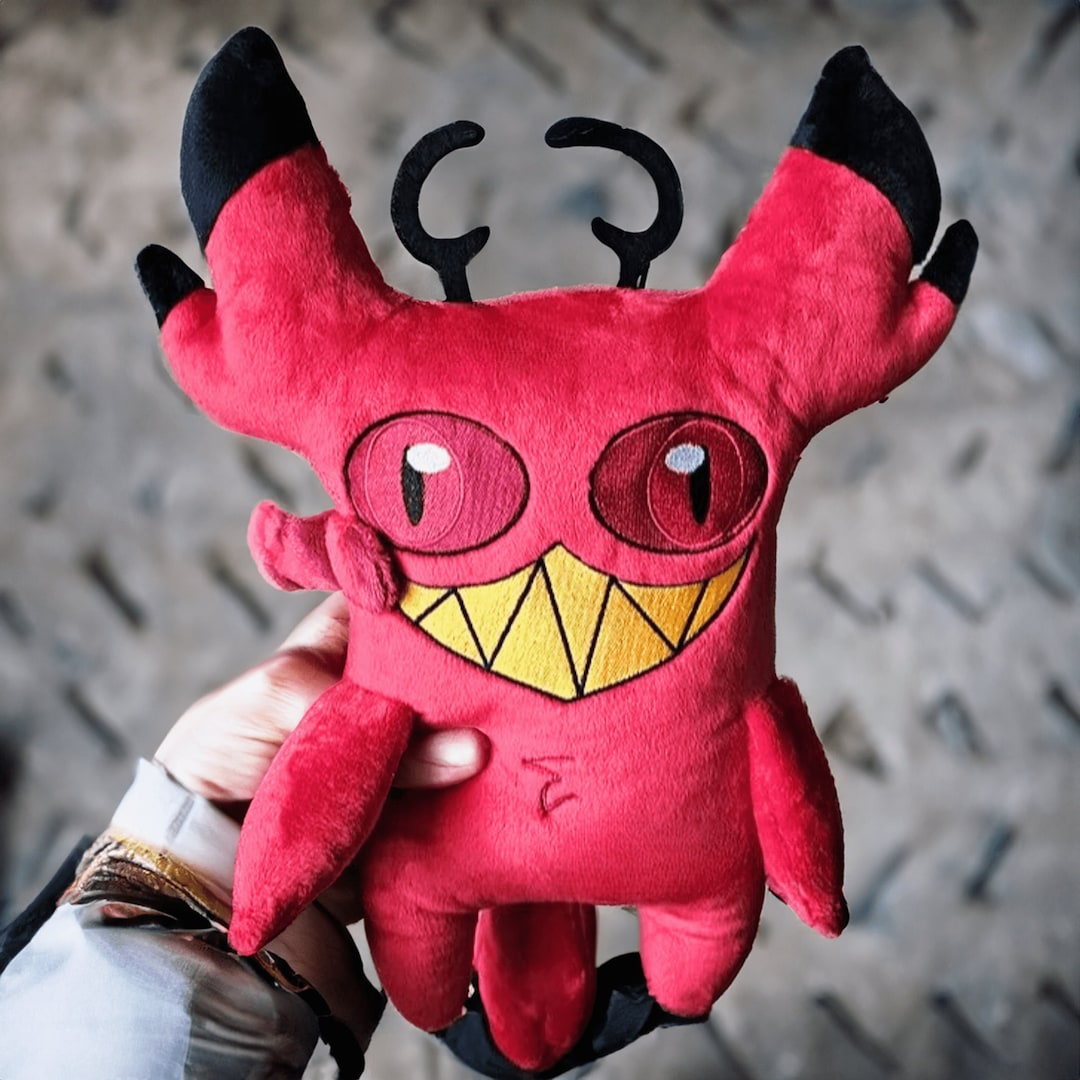 Hazbin Alastor Cursed Cat Plush Alastor Plushie Toy, Helluva Plush ...