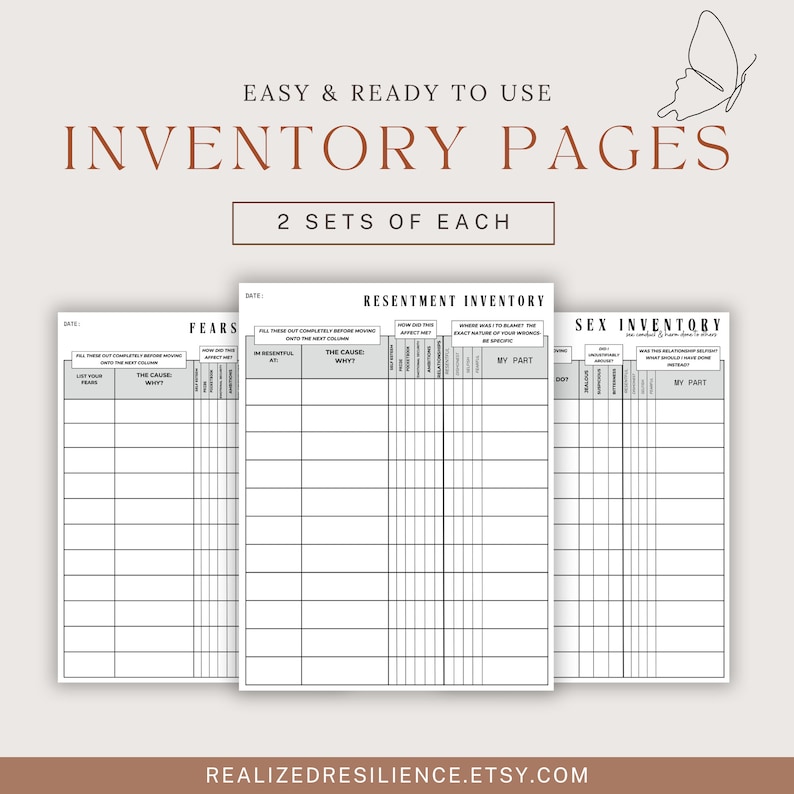 12 Step Journal | Guided Workbook | ALCOHOLICS ANONYMOUS | Addiction ...