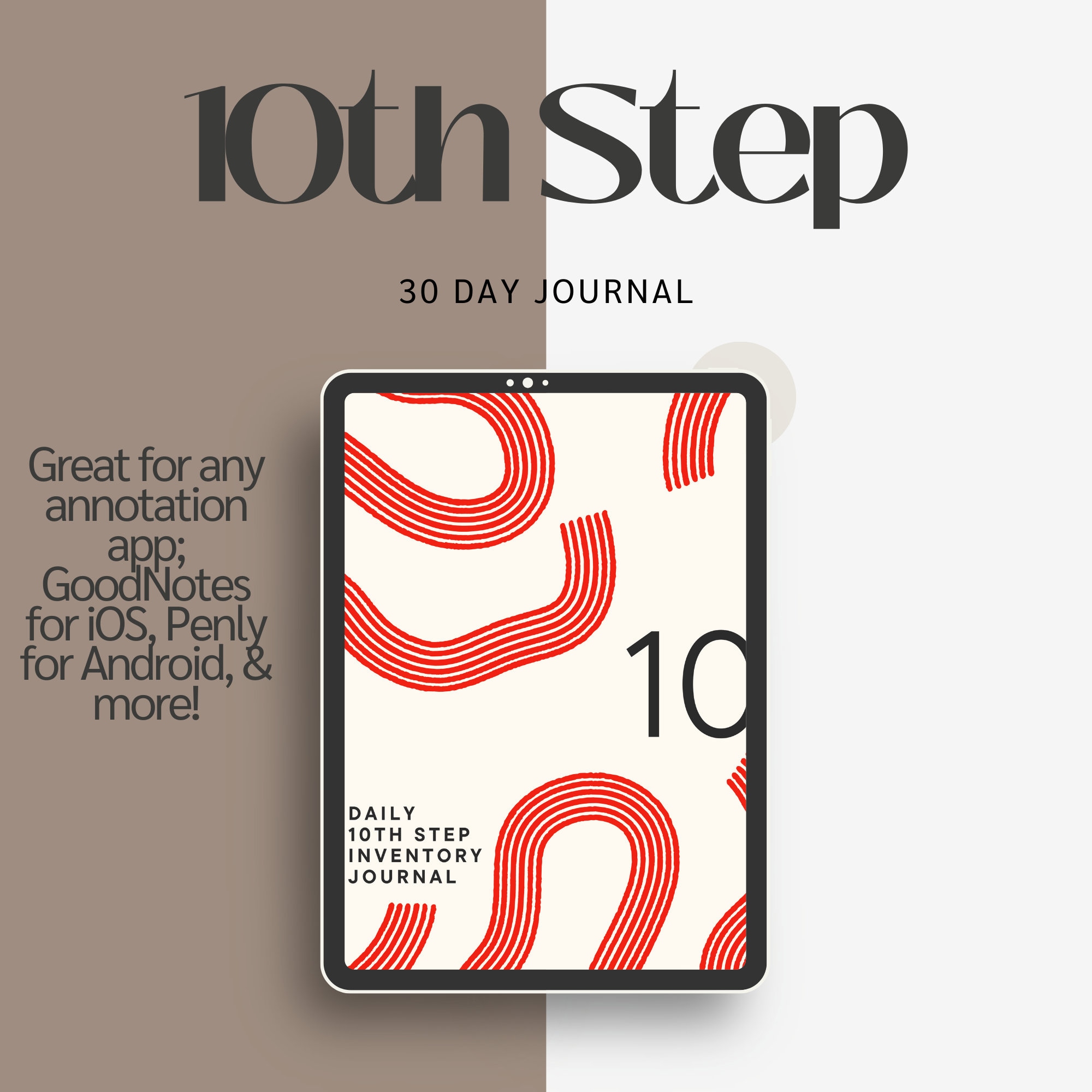 10th Step Inventory | Daily Inventory Journal | Recovery Journal | 30 ...