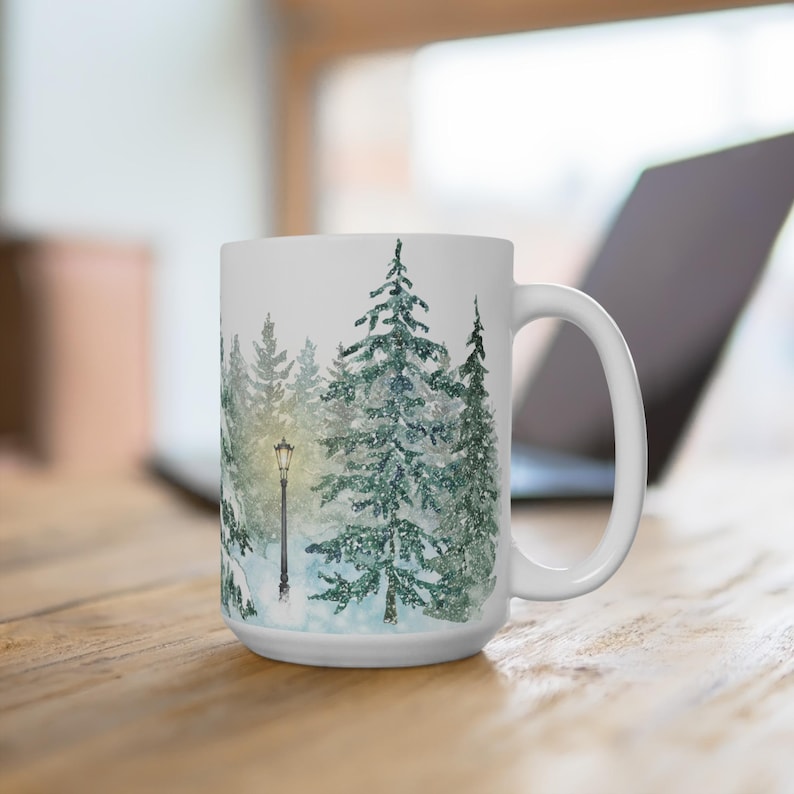 Narnia Inspired Winter Wonderland Coffee Mug, 15 Oz - Etsy