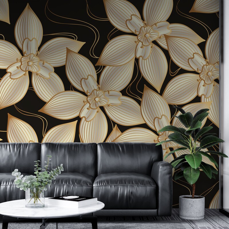 Big Print Wallpaper - Etsy