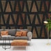 Metal Wallpaper for Living Room Brown Rusty Metal Wallpaper Bedroom ...