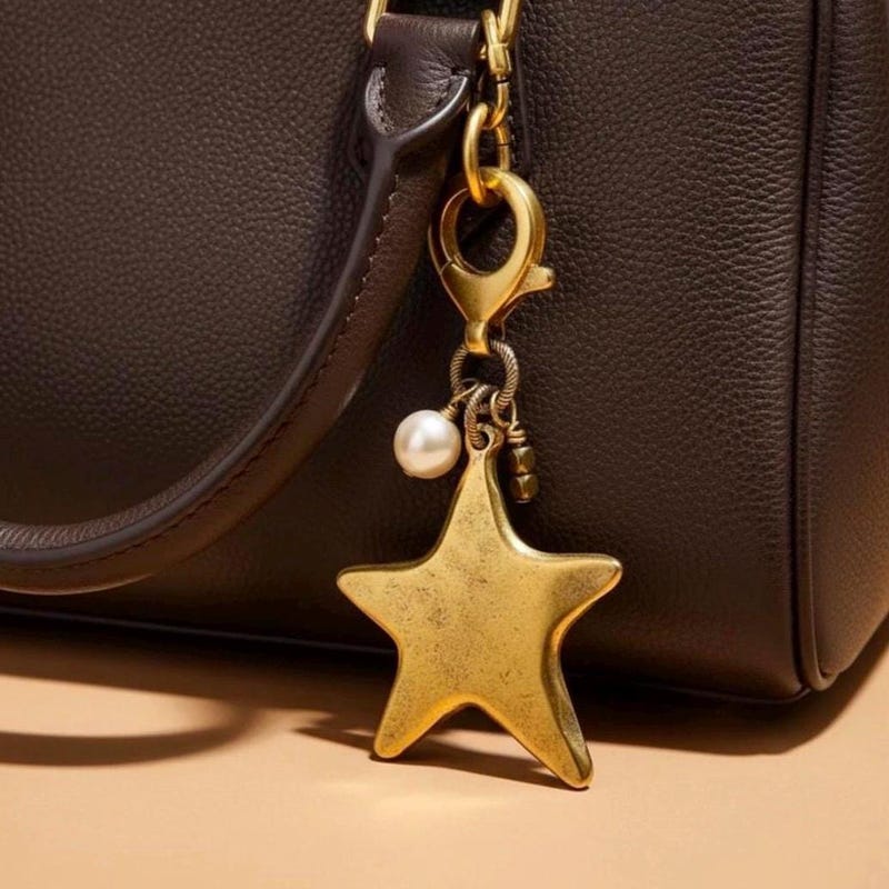 Gold Fish Clip on Charm - Etsy