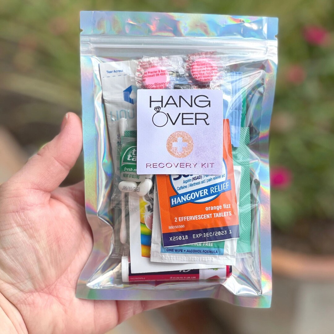 Hangover Recovery Kit for Bachelorette, Birthdays, Bridesmaids/bridal ...