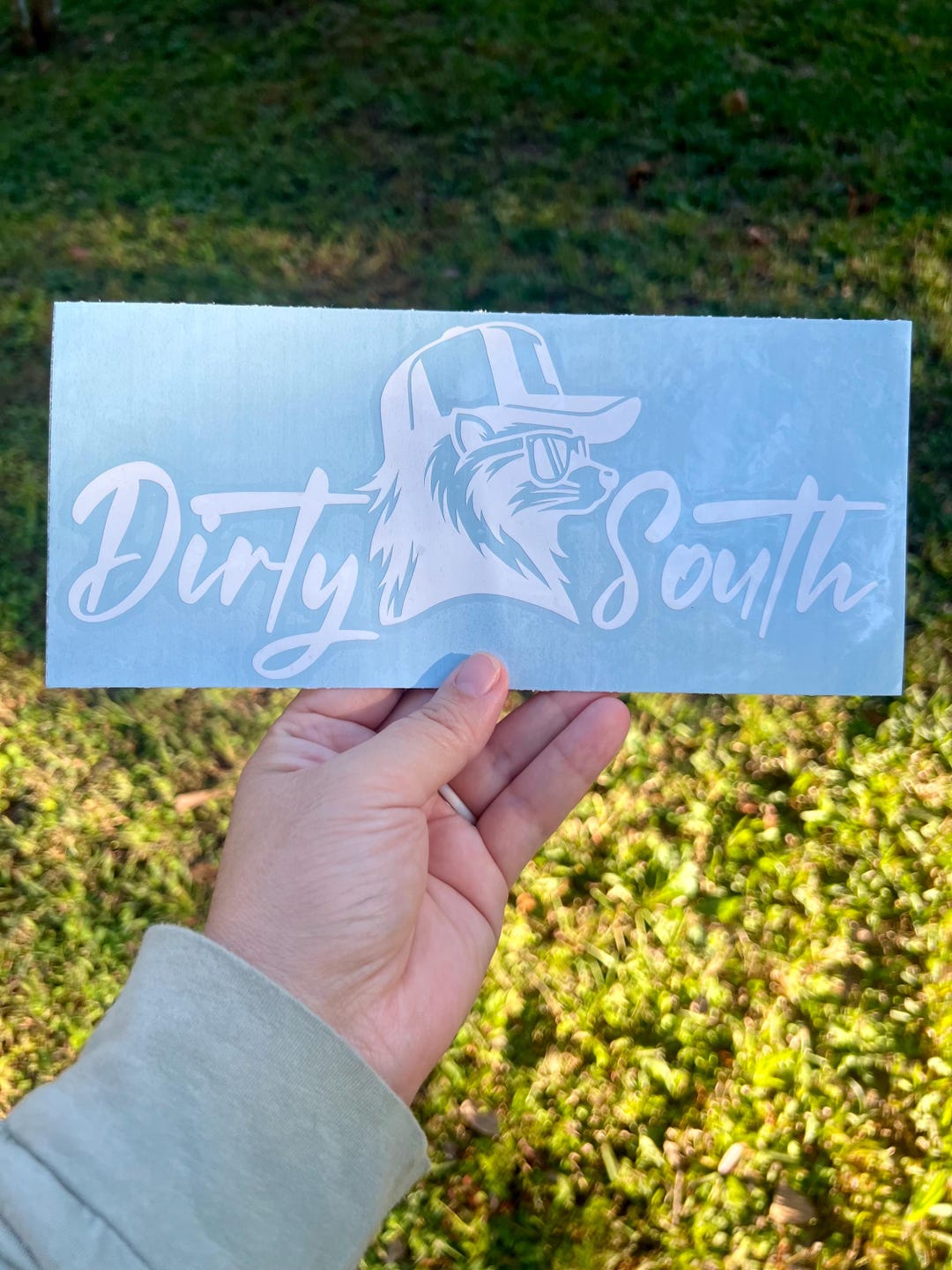 Dirty South Raccoon Decals, Multiple Sizes and Colors - Etsy
