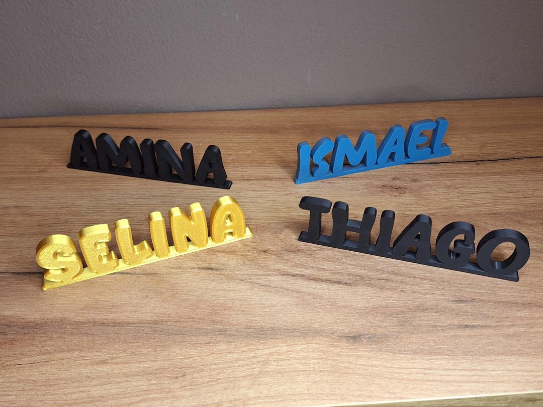 Personalized Name Tag | 3D Name Tag | Name Tag | Name Day | Decoration ...