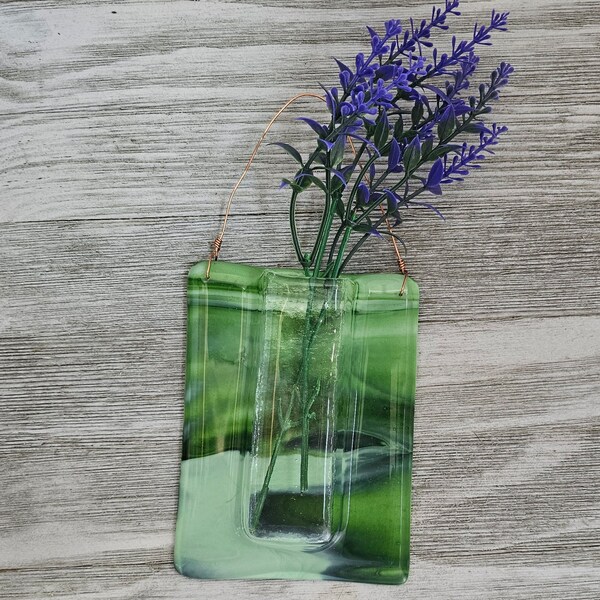 Glass Wall Pocket - Etsy